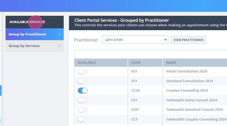 Adding and Editing Practitioners